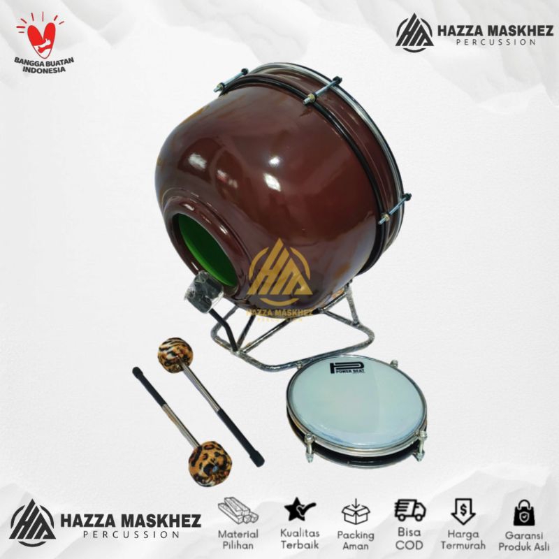 SAVE PACKAGE for Hadroh 16 inch Bass + Tam Mika Stell Hadroh Jepara ...