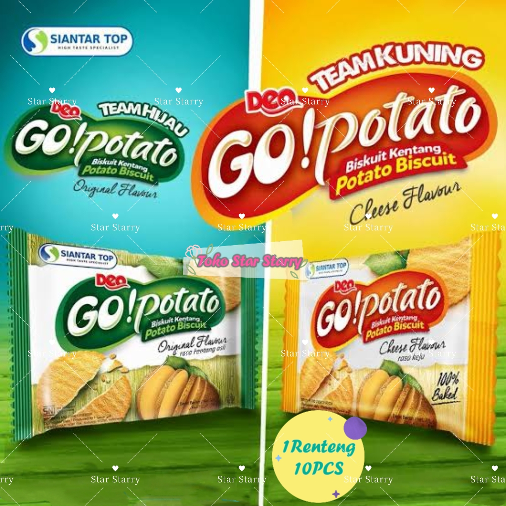 [Per Renteng] Go Potato Renceng Original Flavored Potato Biscuits and ...