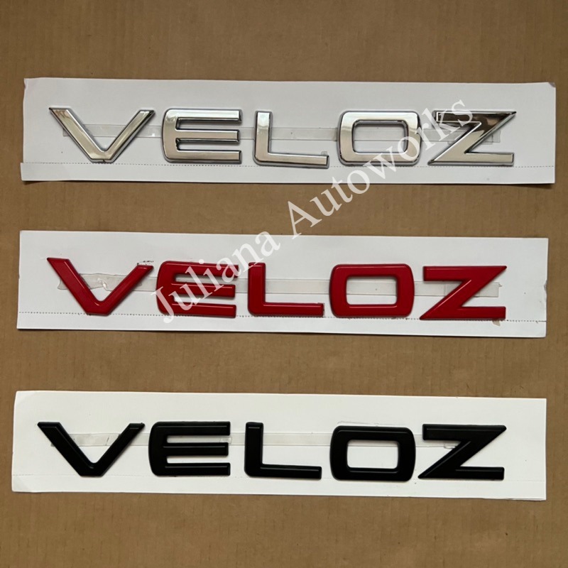 MESIN Veloz Car Hood Emblem Veloz Emblem | Shopee Malaysia
