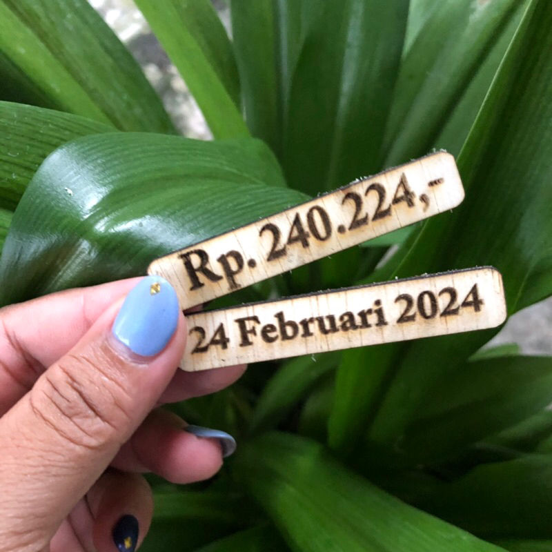 Cutting ENGRAVE Date/NOMINAL Date/NOMINAL | Shopee Malaysia