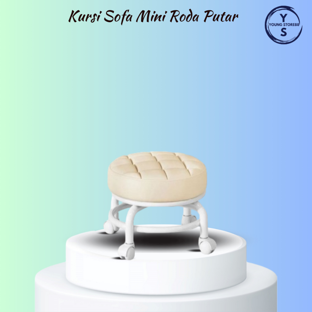 360. Swivel Wheel Pulley Mini Sofa Bench Chair | Shopee Malaysia