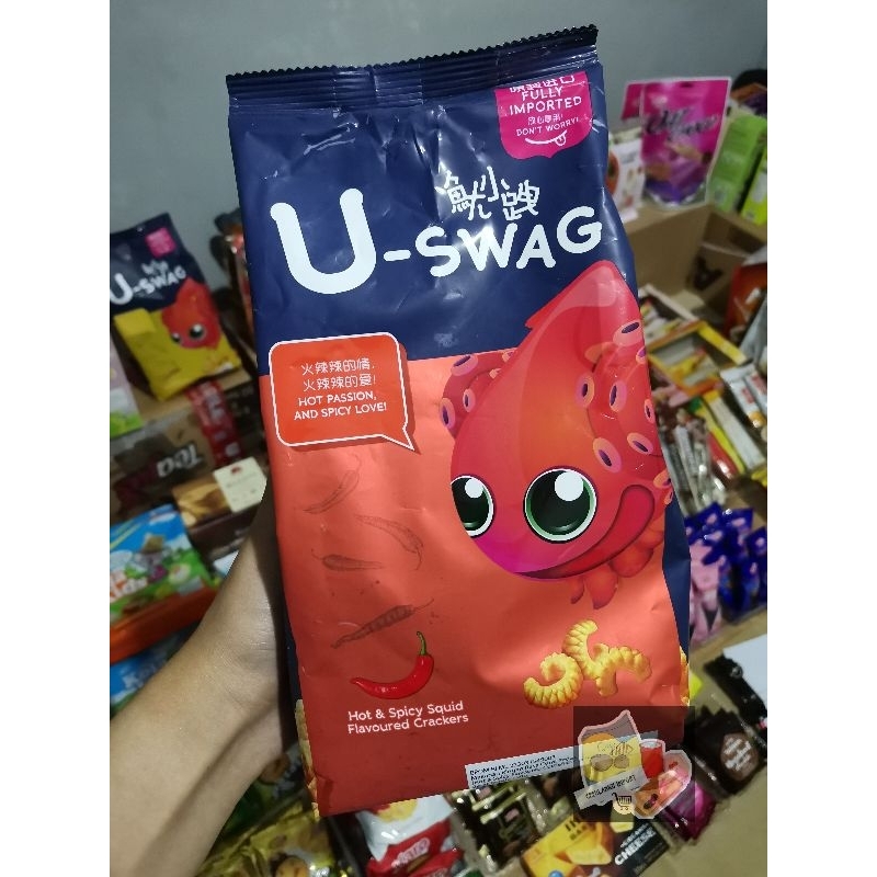 U-swag Squid Flavoured Crackers All Varian | Shopee Malaysia