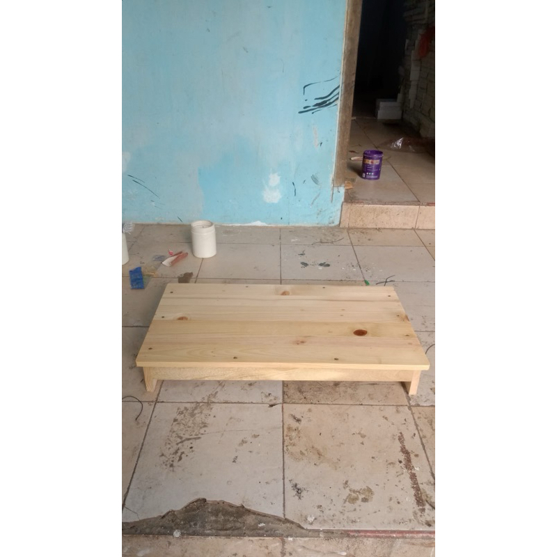 KAYU Multipurpose minimalist Dutch teak wood monitor table / monitor ...