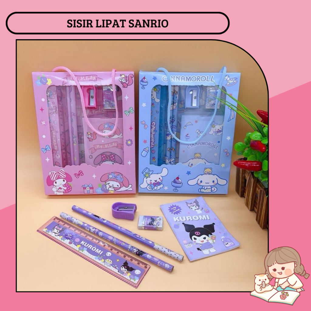 1 SET Of SANRIO Character Stationery | Shopee Malaysia