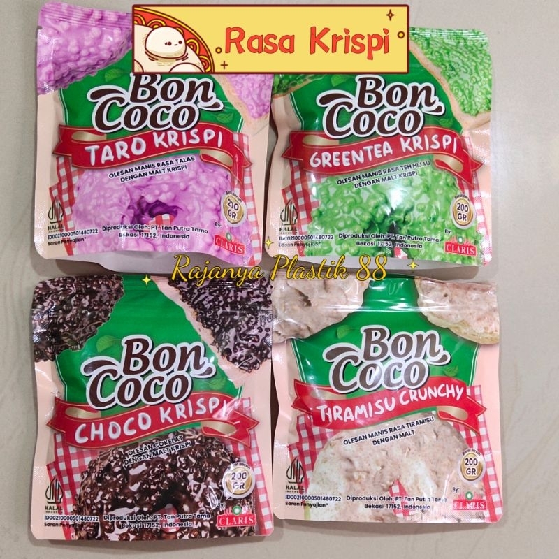 Bon coco Spread Chocolate Crispy choco taro tiramisu greetea Contents ...