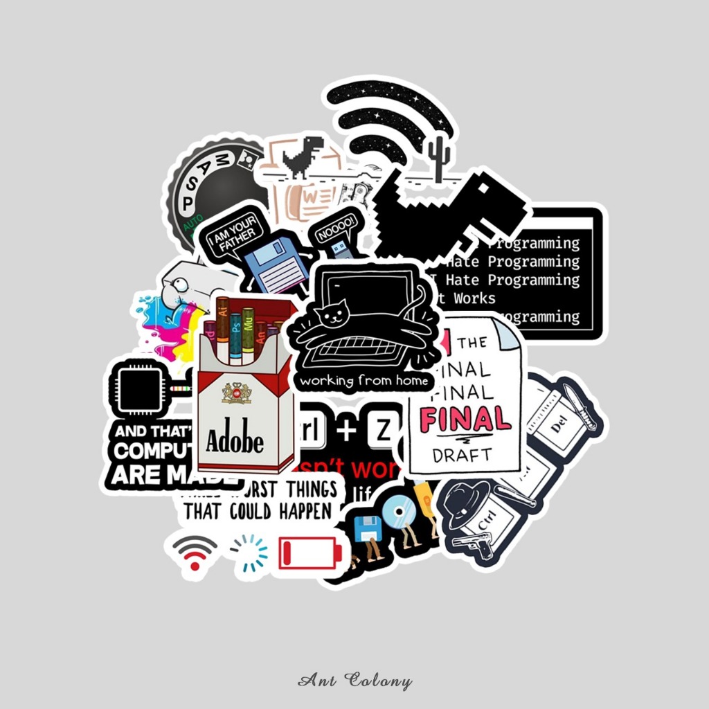 Sticker Pack Hack Computer Sticker Vinyl Laminate Doff | Computer ...