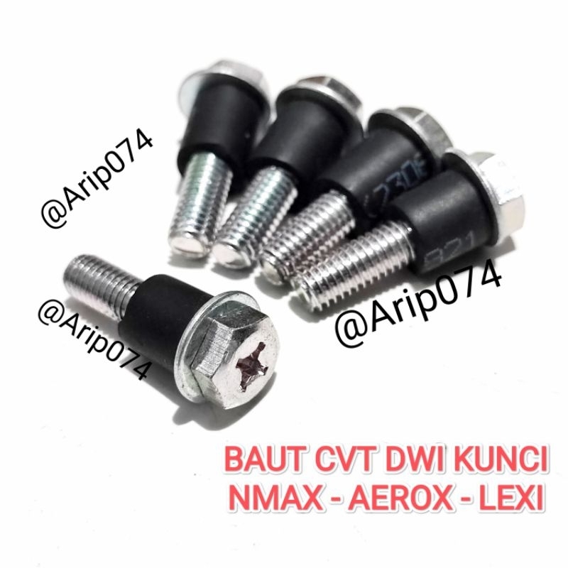 Nmax AEROX XMAX LEXI CVT COVER BOLT MODEL CVT COVER BOLT 2 KEYS DWI ...
