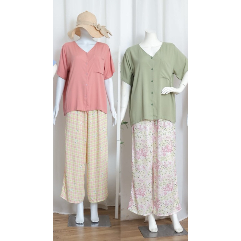 Laura set (oneset) | Shopee Malaysia