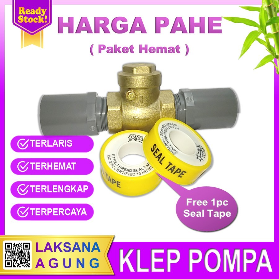 Valve Tabok 1 inch Brass Check Valve 1 inch + Rucika outer thread ...