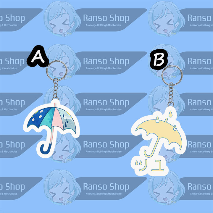 GANTUNGAN Tuyu Logo Keychain UV 2 Sides Laser Cutting Edge Transparent ...