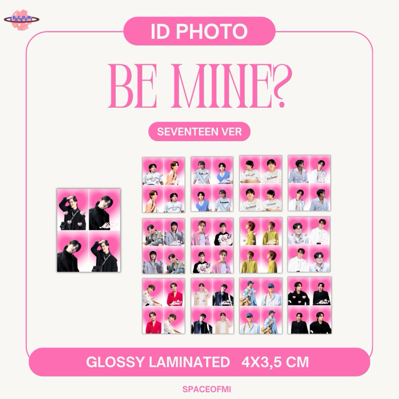 Be MINE? - ID PHOTO 4 CUTS SEVENTEEN | Scoups DK MINGYU WONWOO JEONGHAN ...