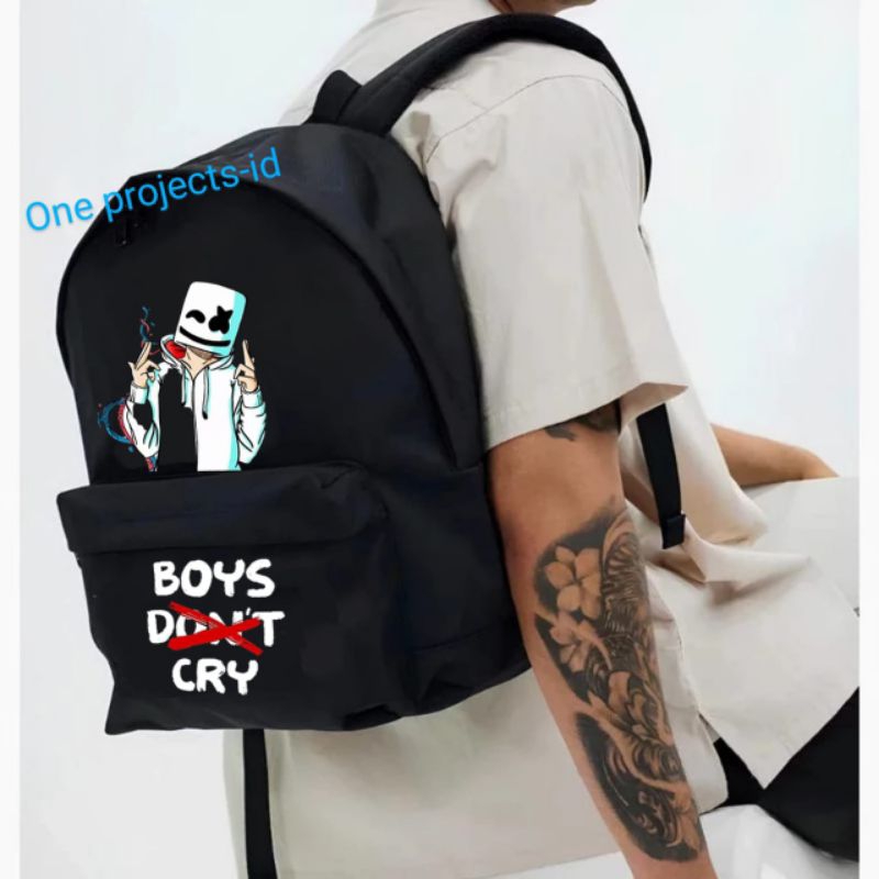 One projects-id boys don't Cry V3 i'am Inspiration backpack SD/SMP/SMA ...