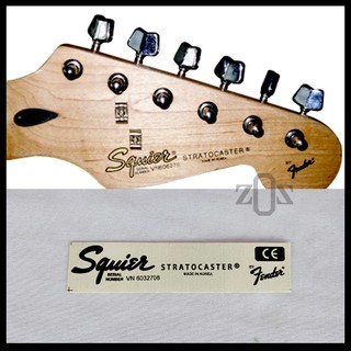 Guitar Squier Stratocaster Guitar Headstock Sticker Decal Sticker | Shopee Malaysia
