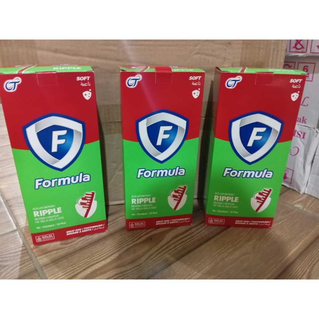 Various FORMULA TOOTHBRUSH VARIANTS 1 DOZEN CONTAINS 12 PCS | Shopee ...