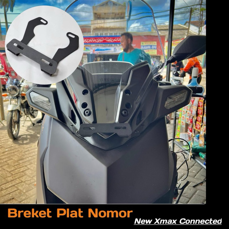 Position NUMBER PLATE HOLDER BRACKET FOR XMAX NEW CONNECTED 2023 ...