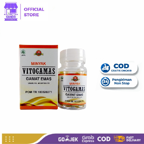 Vitogamas Gold Gamat Oil Capsules (Gold Oil) Original Multi Efficacy ...