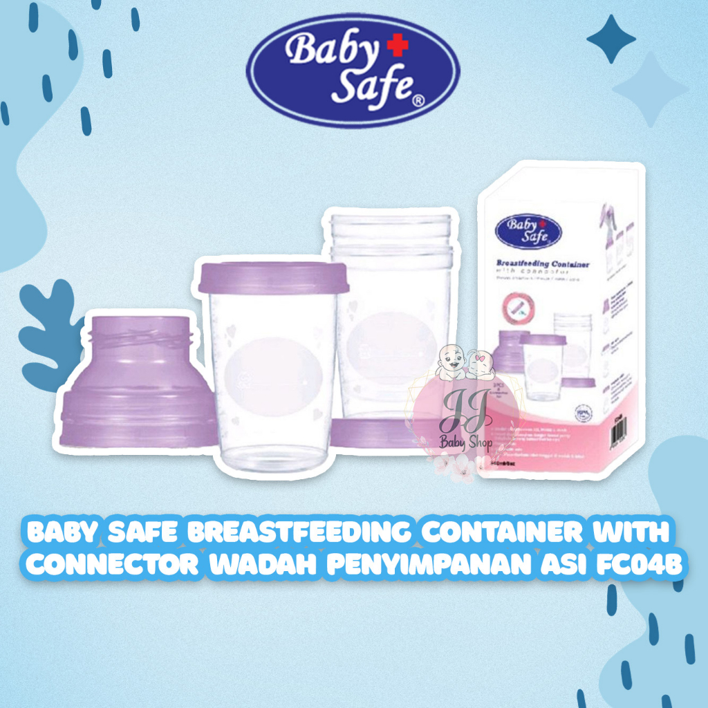 Baby Safe Breastfeeding Container with Connector FC04B Breast Milk ...