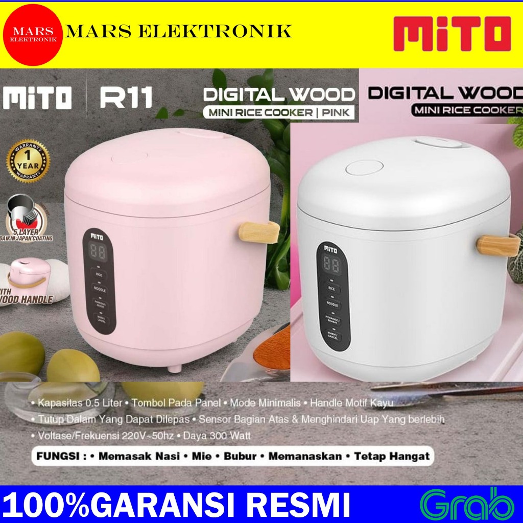Rice COOKER MITO R11 / 0.5 LITER / MINI MITO R11 DIGITAL RICE COOKER ...