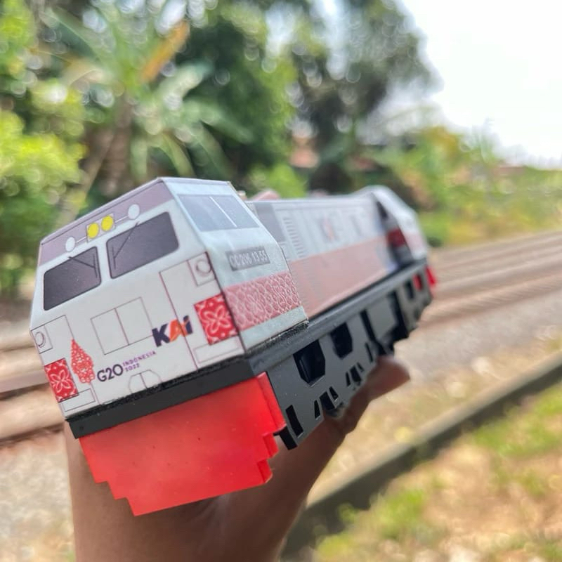 MESIN Miniature Train Locomotive cc206 SPECIAL G20 FULL ACRYLIC Engine ...