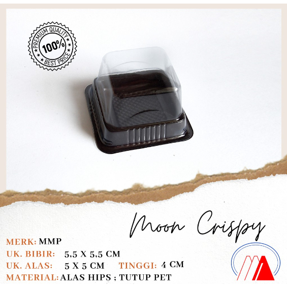 [CONTENTS 50] crispy moon mica 5,5 x 55cm / moon cake tray / thick ...