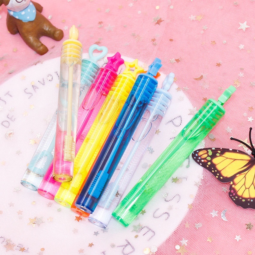 Bubble mini Stick 10cm Toy Bubble Balloon air Inflatable Small Stick ...
