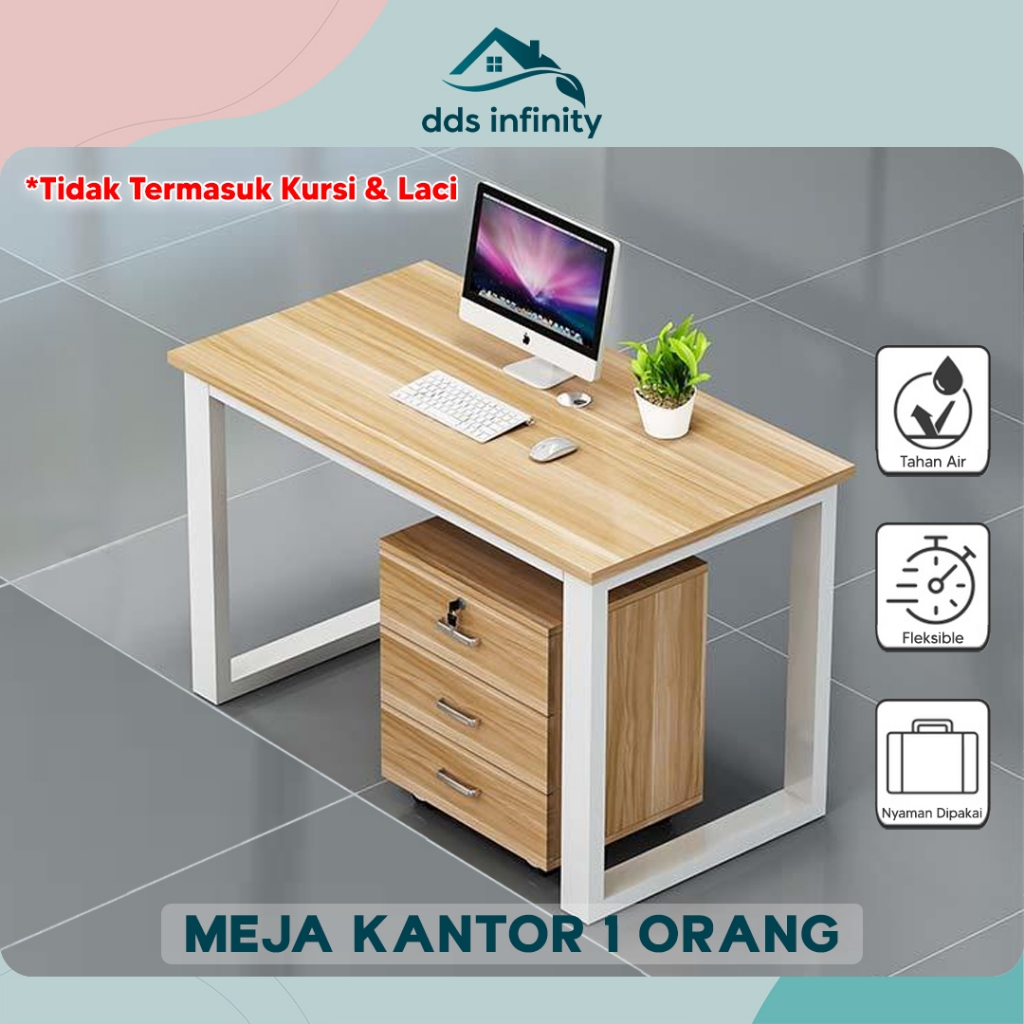 Minimalist Office Desk Study Writing Desk Computer Desk Aesthetic ...