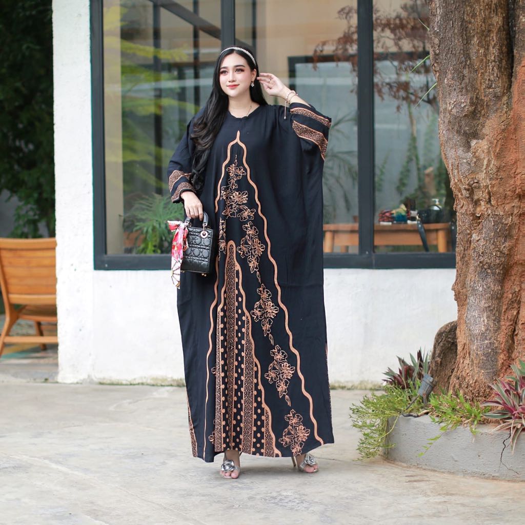 Jeha Kaftan Lebaran - Kaftan Rayon Jumbo Maksi LD 170 Kaftan Batik ...