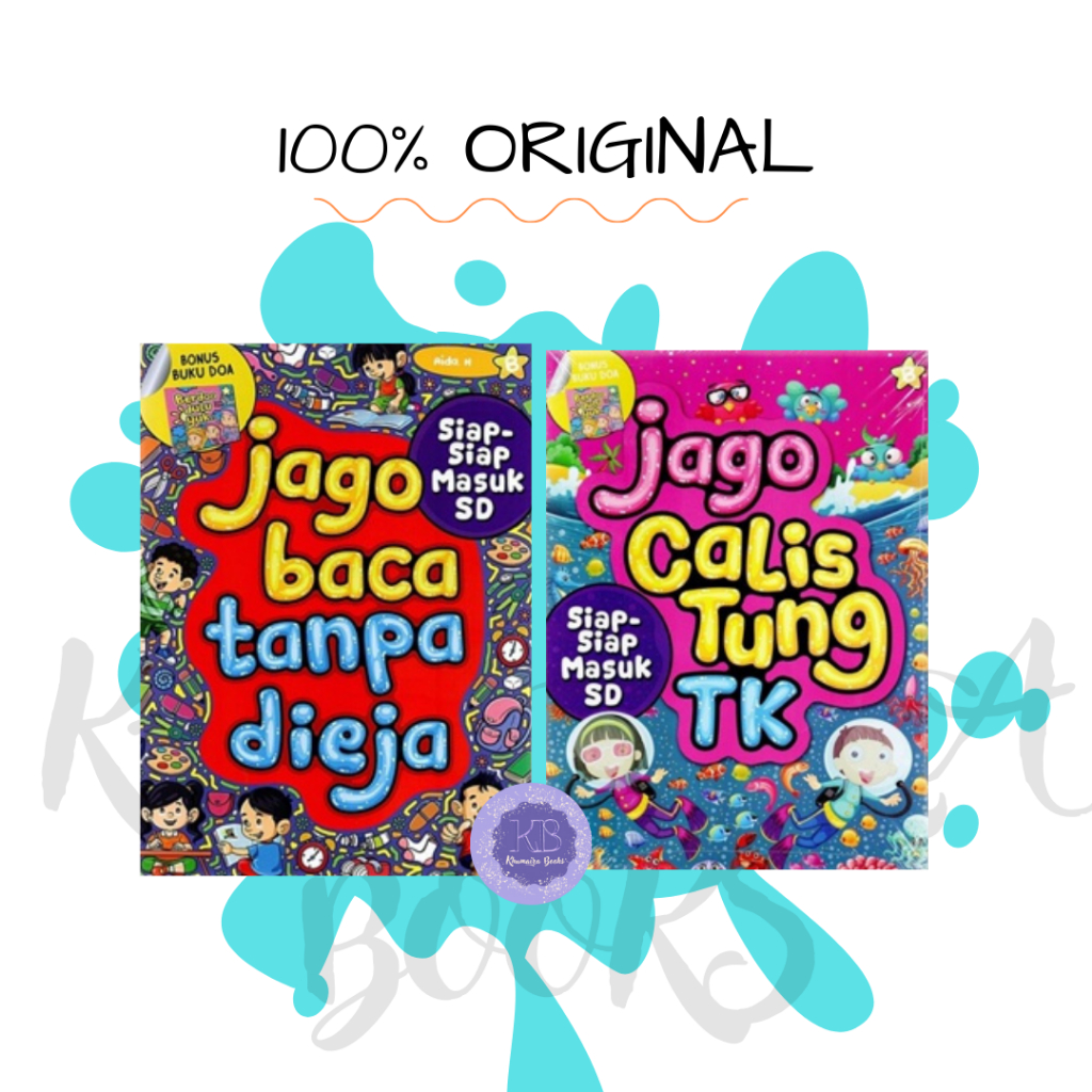 Kindergarten & PAUD JAGO CALISTUNG Books Ready To Enter SD & JAGO ...