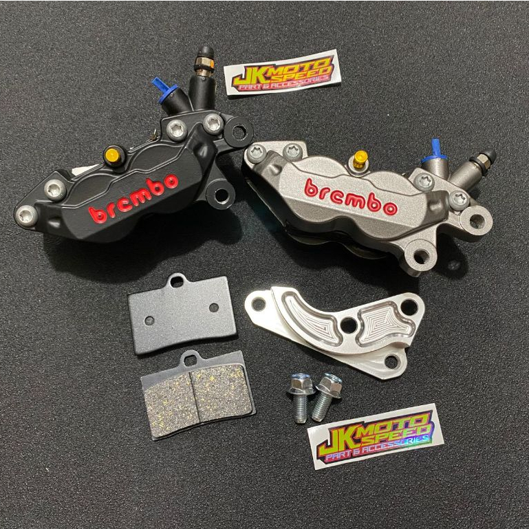 Disc caliper + bracket mio smile soul fino karbu mx vega r disk 220mm 4 ...