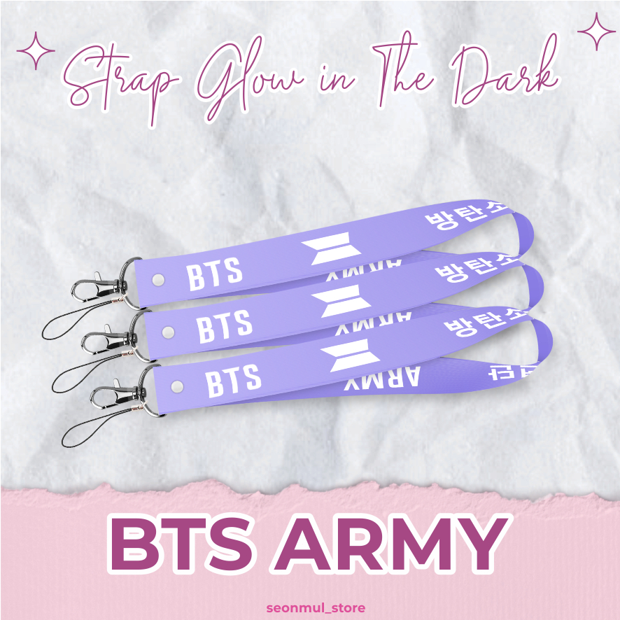 GANTUNGAN Ls ARMY BOMB Glow in The Dark GID / LIGHT STICK / LIGHTSTICK ...