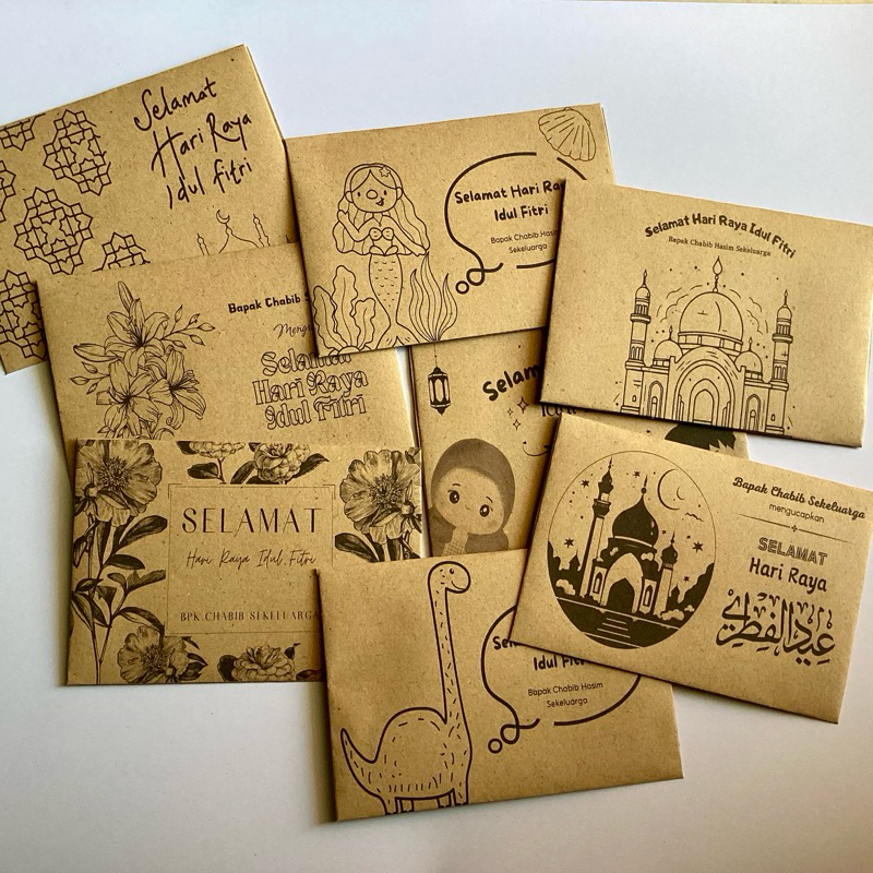 20 pcs large premium Eid envelopes | Eid envelope | Custom Eid envelope ...