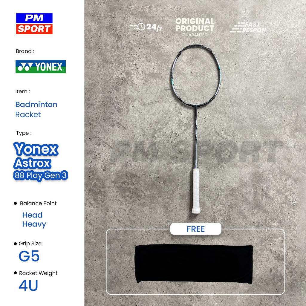 Yonex ASTROX 88 PLAY 88PLAY BADMINTON/BADMINTON Racket NEW GEN III ...
