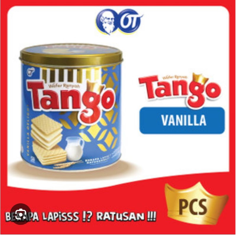 Tango Wafer Can VANILLA 270 Gr / Tango Canned VANILLA 270 Gr FREE ...