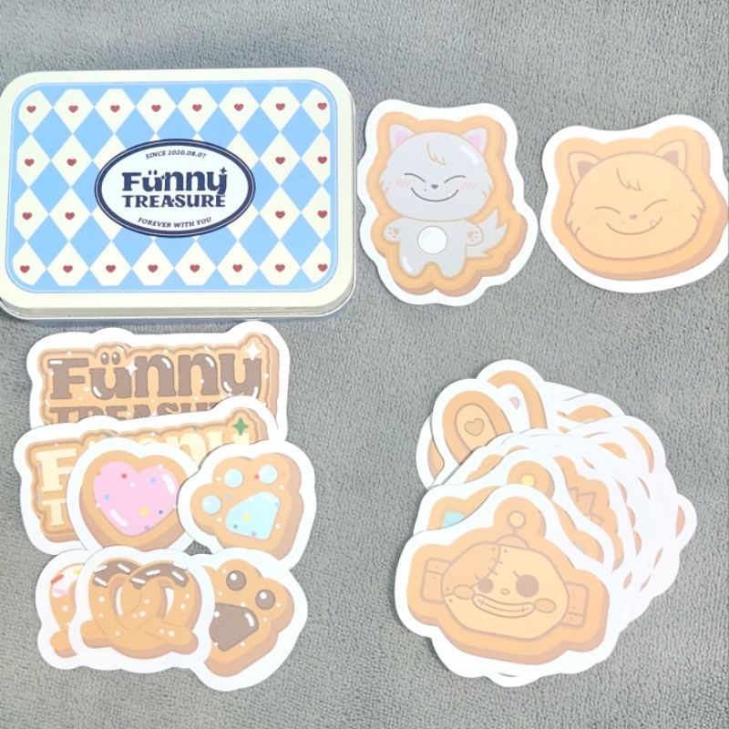 [SHARING] Treasure Sticker set/Tin case Official from Funny TREASURE ...