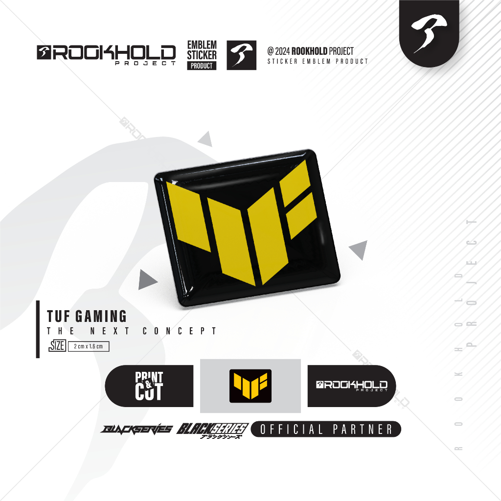 Honda Speedometer Emblem Sticker TUF Gaming Logo | Embossed Honda ...