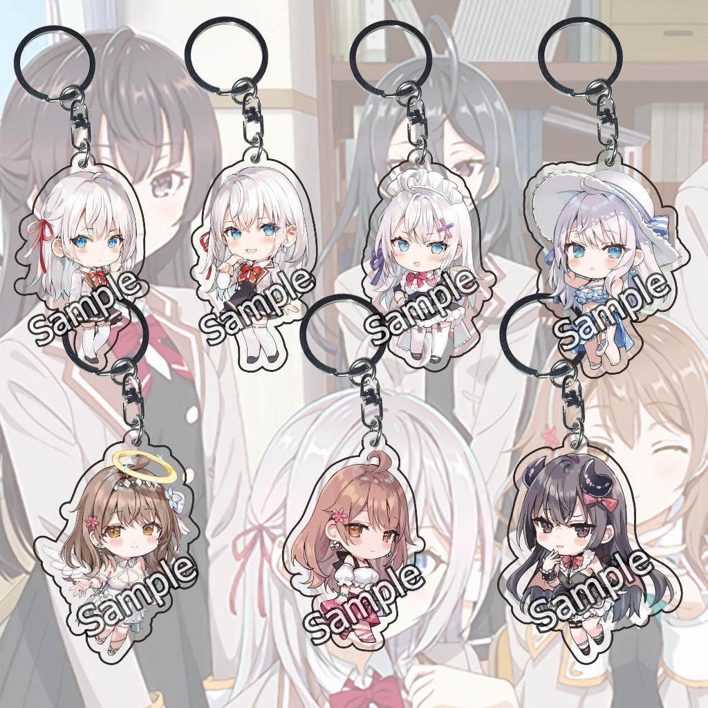 GANTUNGAN Anime Keychain Roshidere Tokidoki Bosotto Russia go de de ...