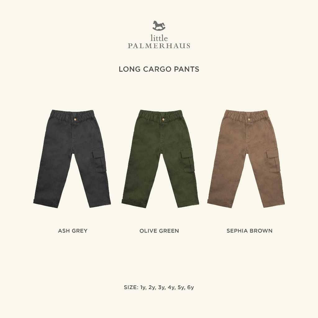 Little Culotte - Long Cargo Pants (Kids Cargo Pants) | Shopee Malaysia