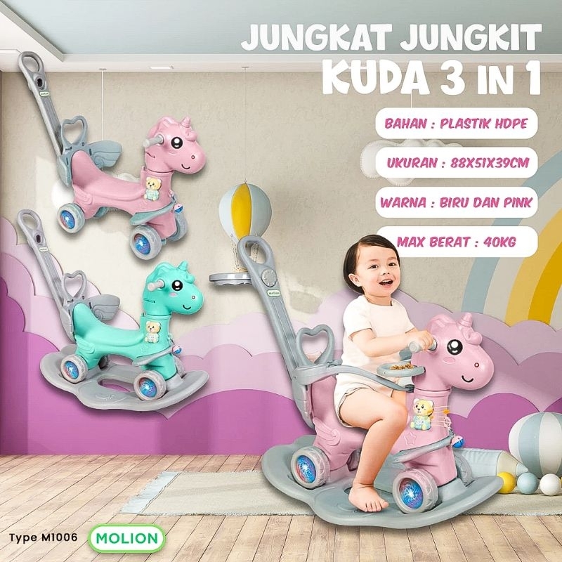 Horse - Kudaan Molion 3 In 1/Premium M1006 - PT TOYS | Shopee Malaysia