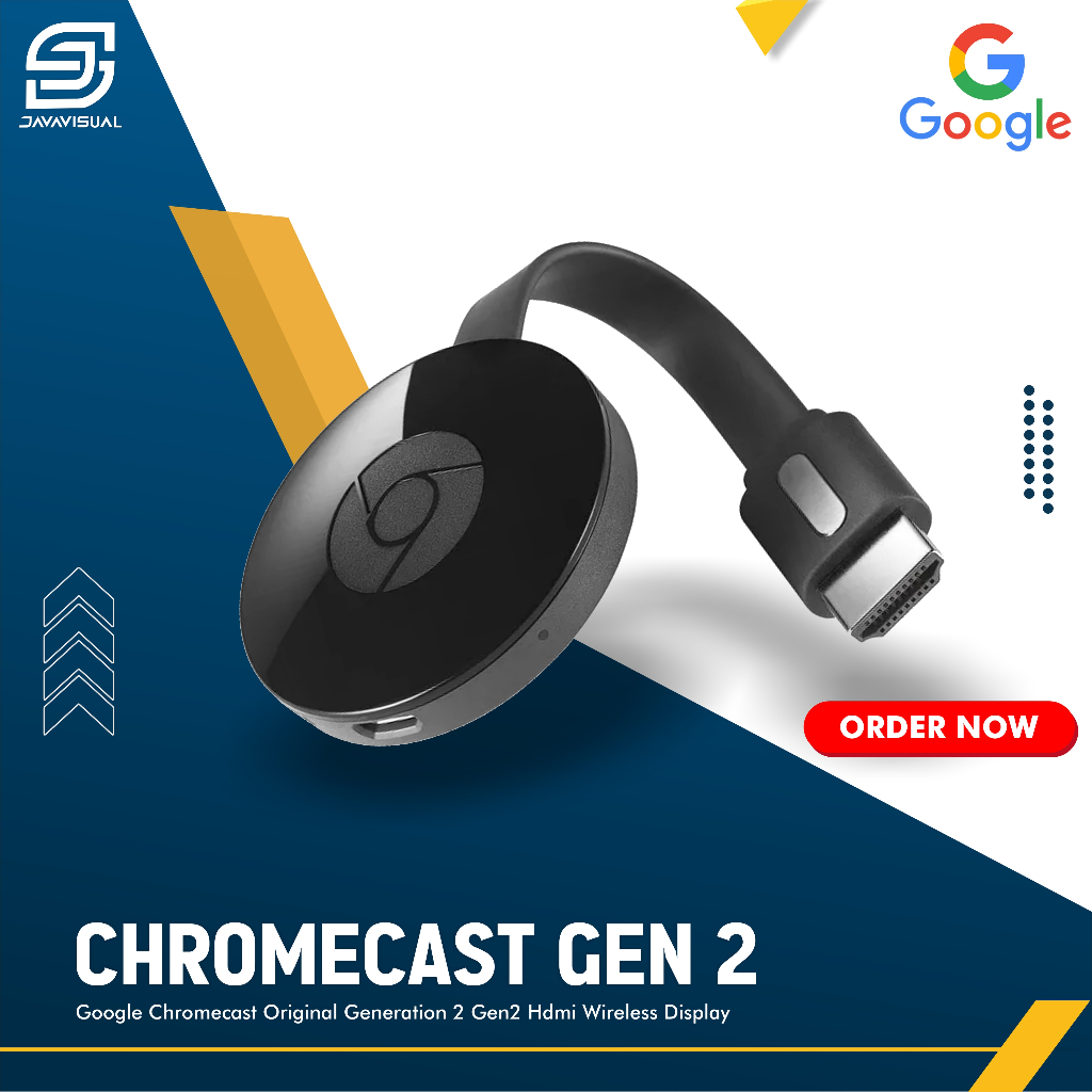 [JaVis] GOOGLE CHROMECAST ORIGINAL Gen2 HDMI Wireless Display | Shopee ...