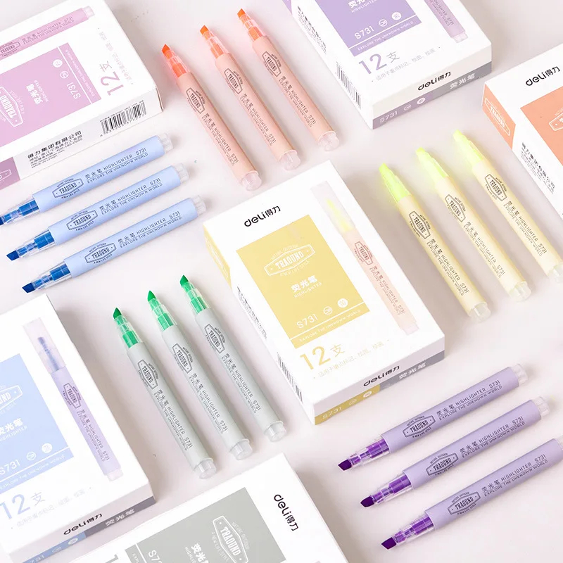 STABILO Deli Traound Candy Highlighter S731 Deli Aesthetic Highlighter ...