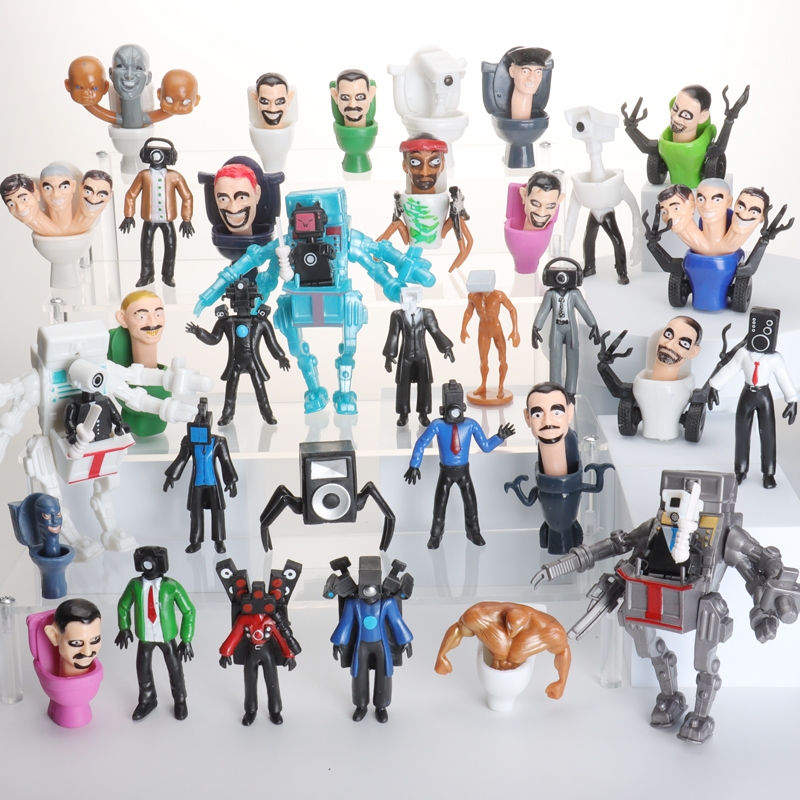 Ready Toy Skibidi Toilet Siren Head Figure Display/ Toy Skibidi Toilet ...