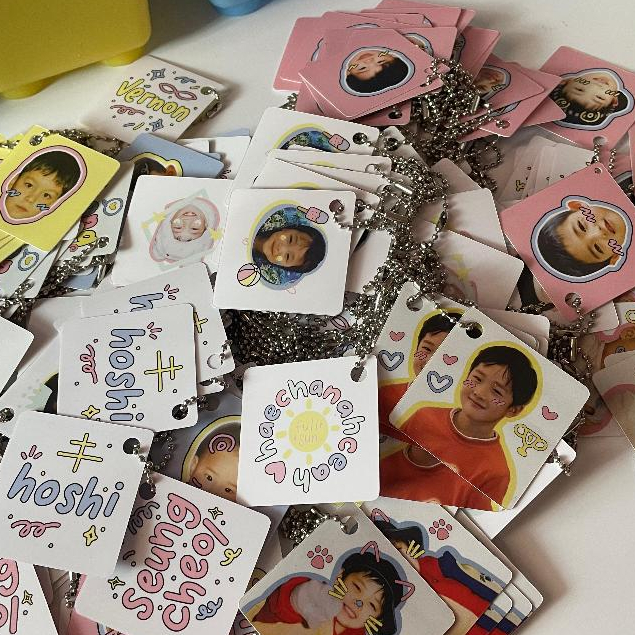 Keychain Thick Waterproof Paper | Seventeen NCT Dream Enhypen | Shopee ...