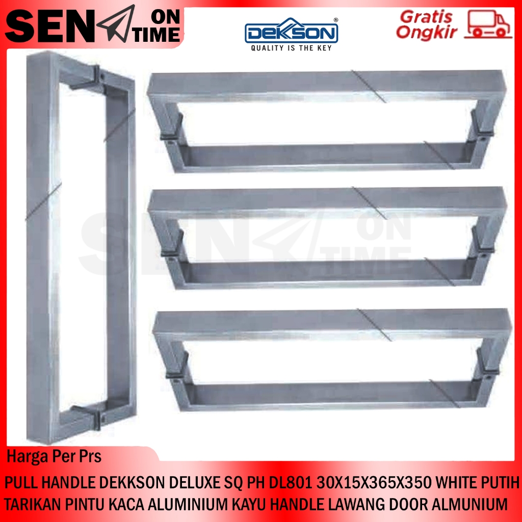 KAYU Pull HANDLE DEKKSON DELUXE SQ PH DL801 30X15X365X350 WHITE Glass ...