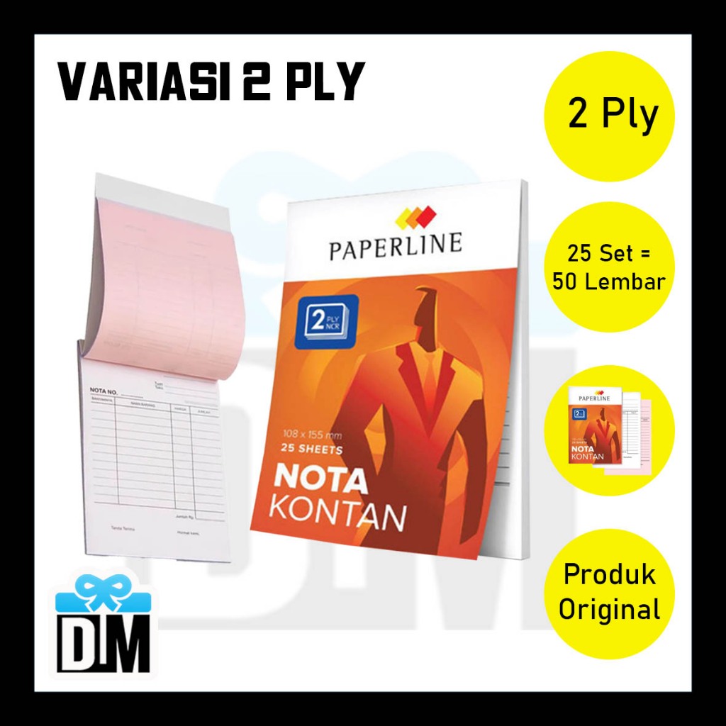 Cash Note Book 2 Layers Paperline Receipt 2 Copies Note Paper Bill Receipt Sales Purchase Goods ...