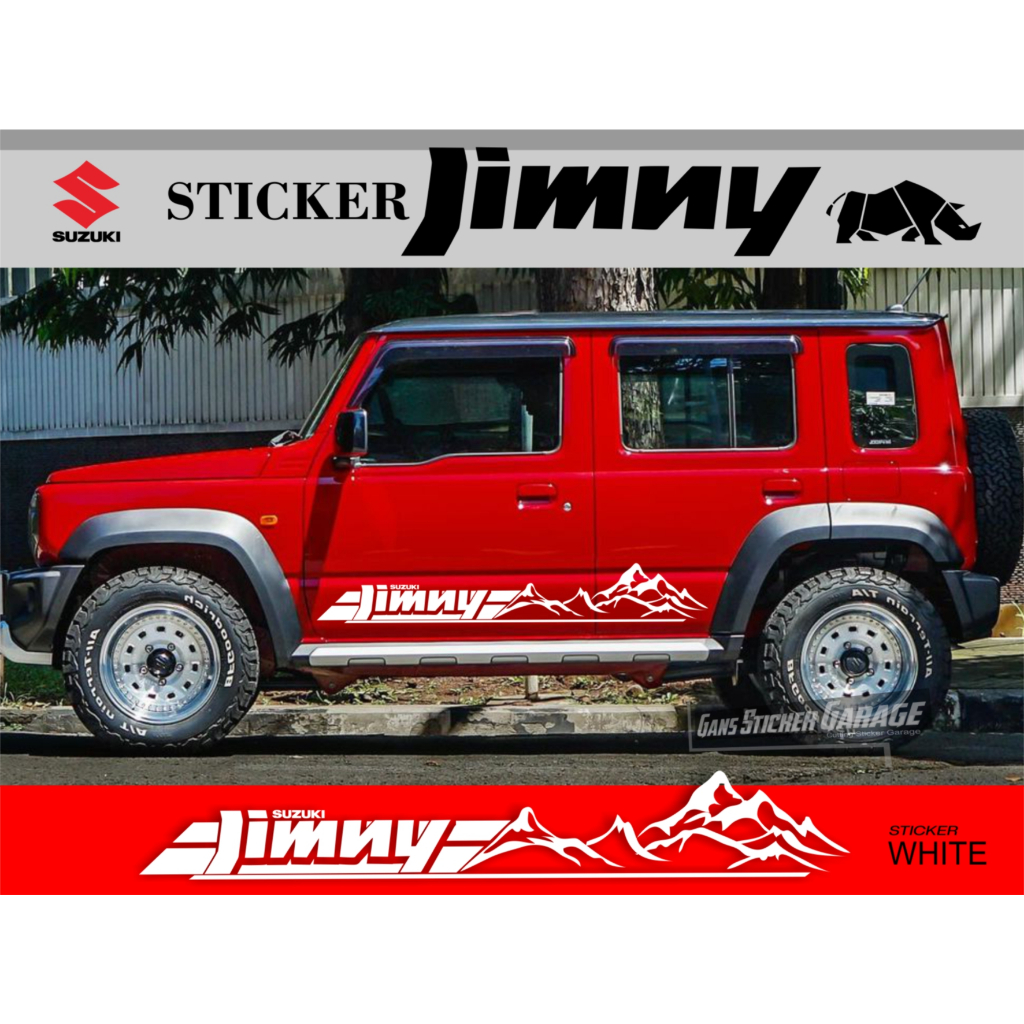 Jimny long 5 door sticker all new jimny jimny 2023 2024 | Shopee Malaysia