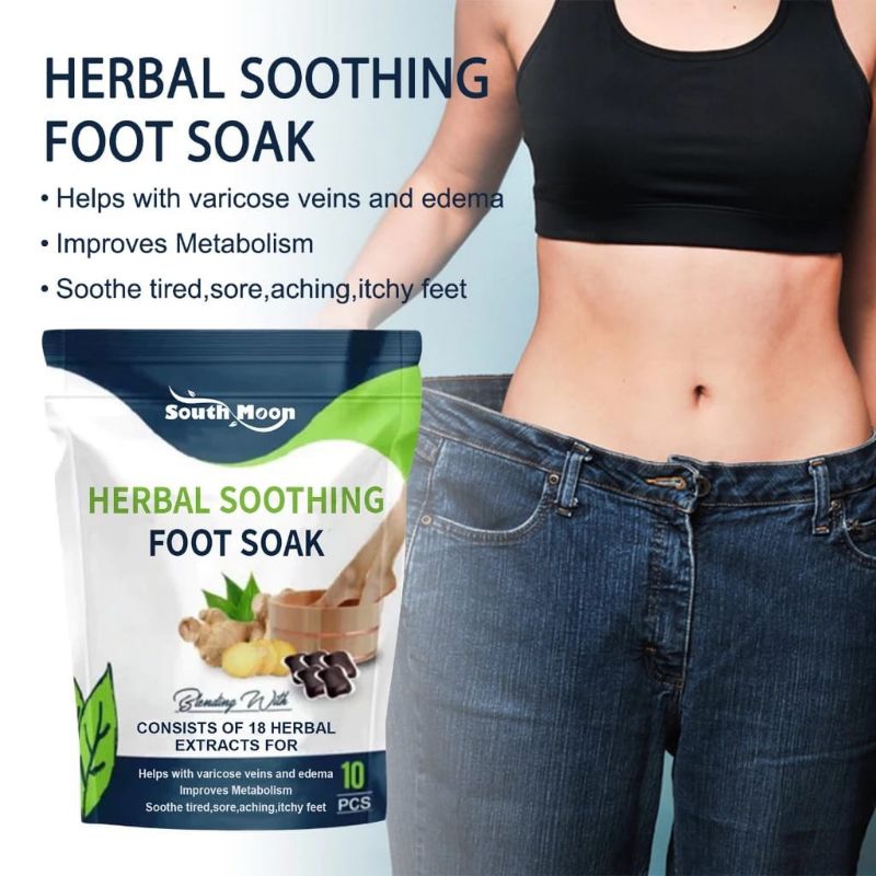 South Moon Herbal Soothing Foot Soak 10pcs - Spice Foot Soak Herbal ...