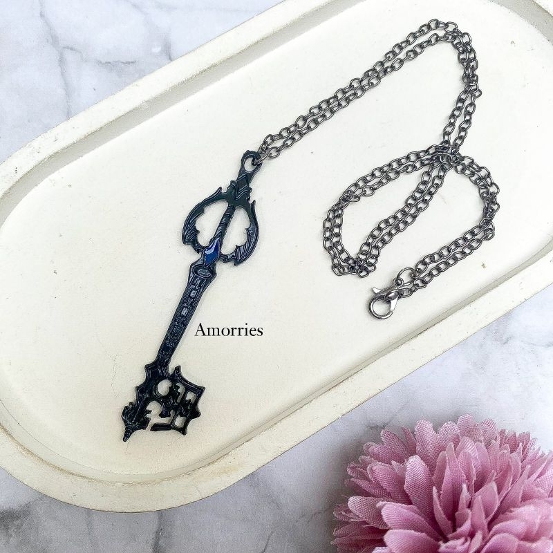 GANTUNGAN Kingdom Hearts Oblivion Keyblade Anime Necklace/ Kingdom ...