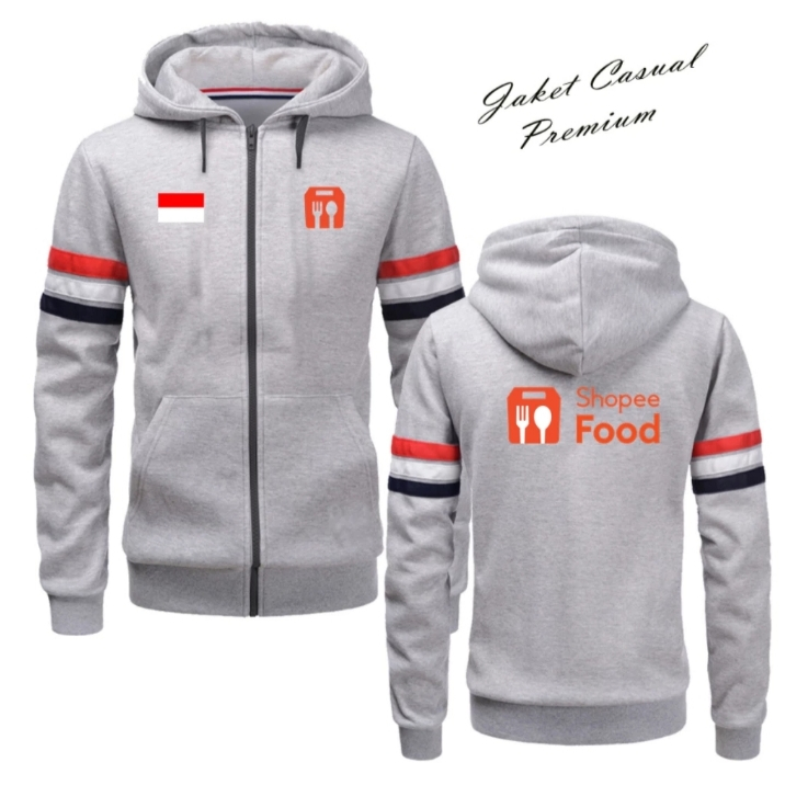 LATEST, LATEST SHOPEEFOOD JACKET SEMI PARKA MODEL / LOGO AND WRITING ...