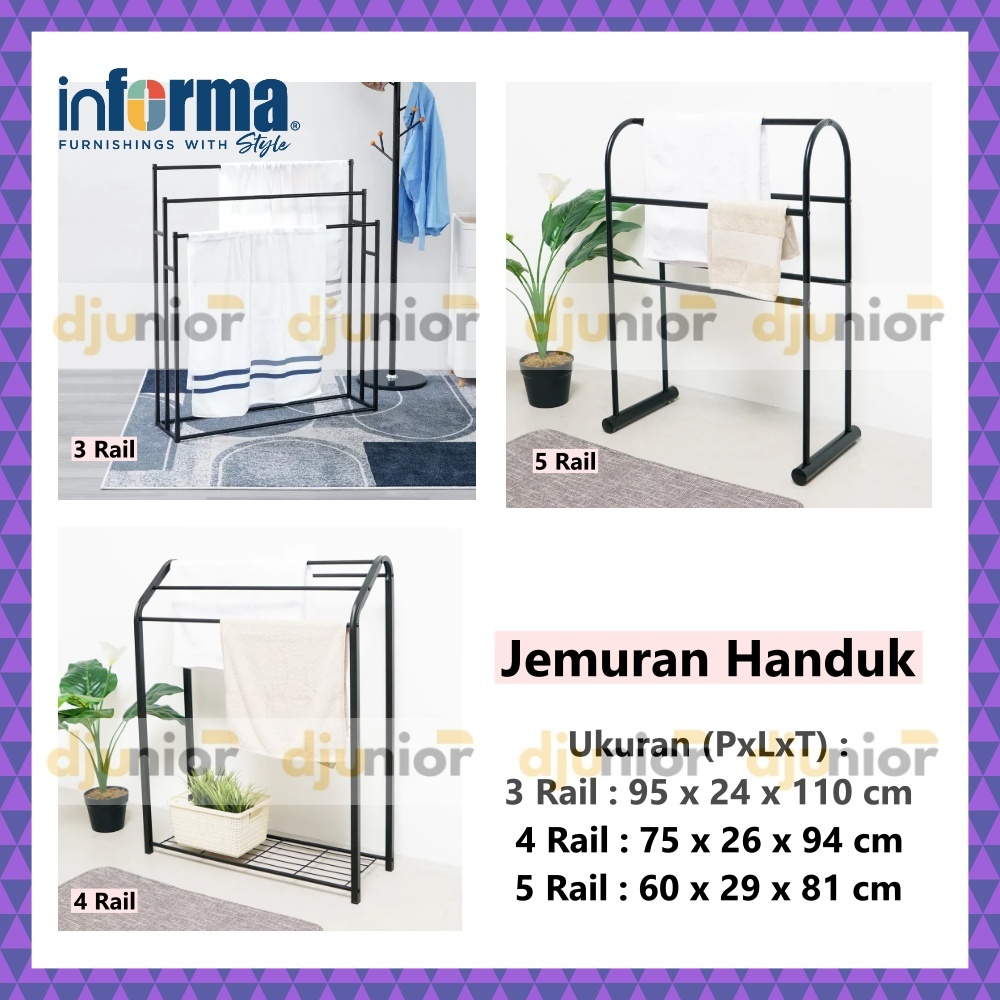 Informa - CLOTHING TOWEL CLOSING RACK / TOWEL STAND | Shopee Malaysia