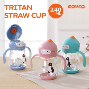 Rovco Tritan 240ml PPSU Boy 6-month Kids Bottle - Blue Color | Shopee Malaysia